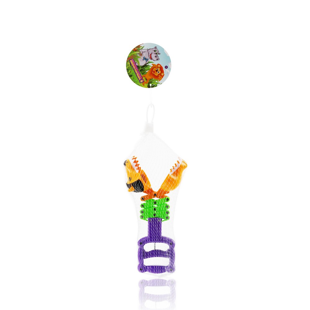 Игрушка 1 Toy " Хваталка в виде головы животного " 19,5см